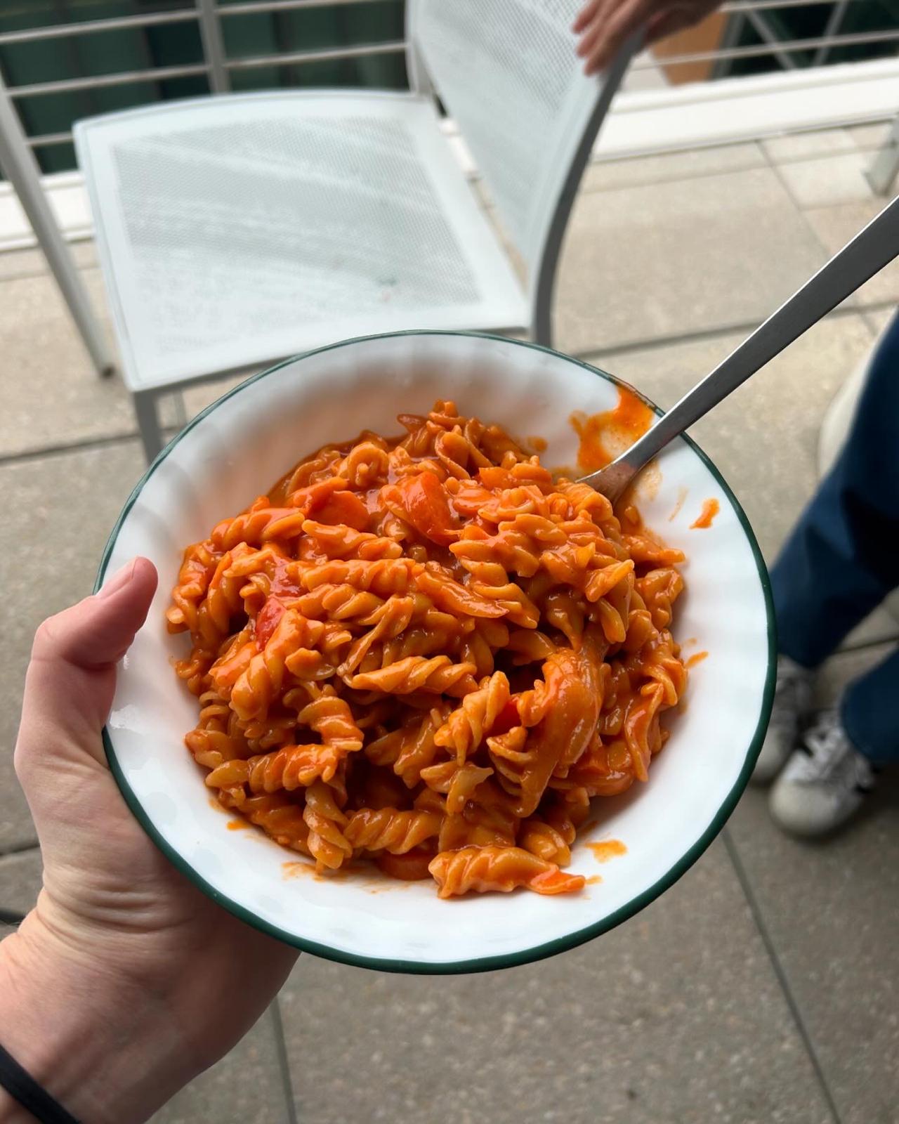 Red pasta (gochujang and miso) – Dollar Lunch Club
